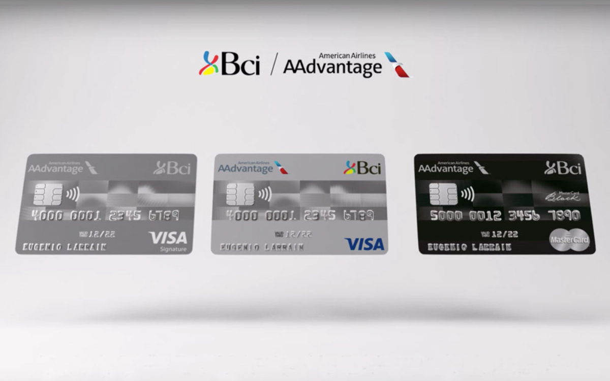Bci disminuyó la acumulación de millas de su tarjeta AAdvantage - Chócale