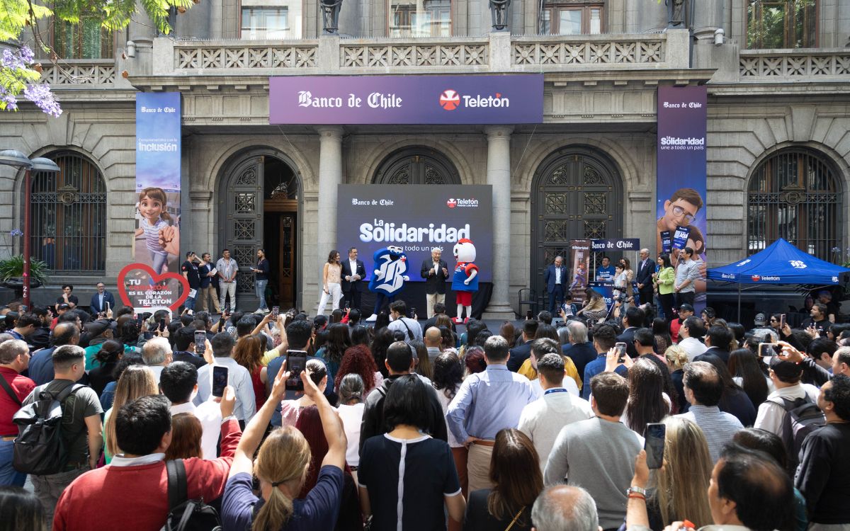 Banco de Chile activa su despliegue para la Teletón 2025 - Chócale